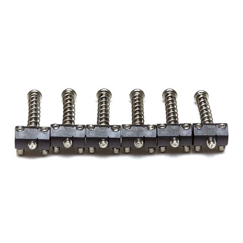 Graph Tech String Saver Telecaster Individual Bridge Saddles Black