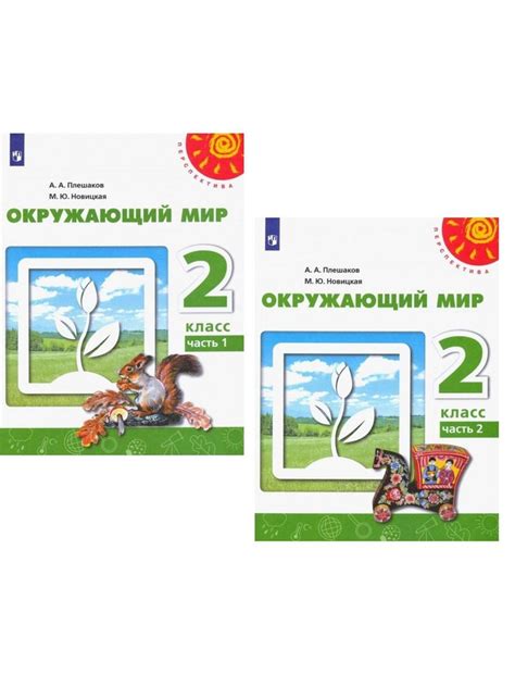 2 класс Окружающий мир Учебник В 2 частях Комплект из двух частей Перспектива Плешаков А