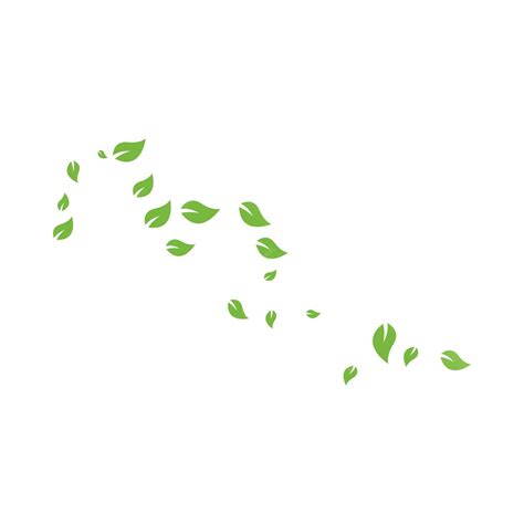 Premium Vector Set Of Abstract Leaf Background Template Vector Illustration