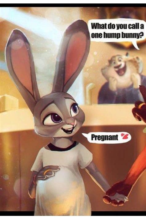 An Animated Rabbit Holding The Hand Of Another Bunny In Front Of A
