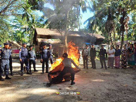 ပန်းတနော်မြို့နယ်တွင် မီးဘေးအန္တရာယ် ကြိုတင်ကာကွယ်ရေး လက်တွေ့သရုပ်ပြခြင