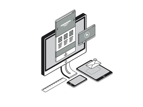website development animation isometric design animation website