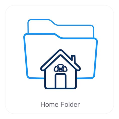 폴더 액세스 및 폴더 아이콘 개념 프리미엄 벡터