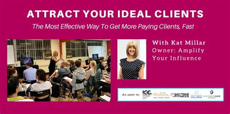 Attract Your Ideal Clients Image Kat Millar