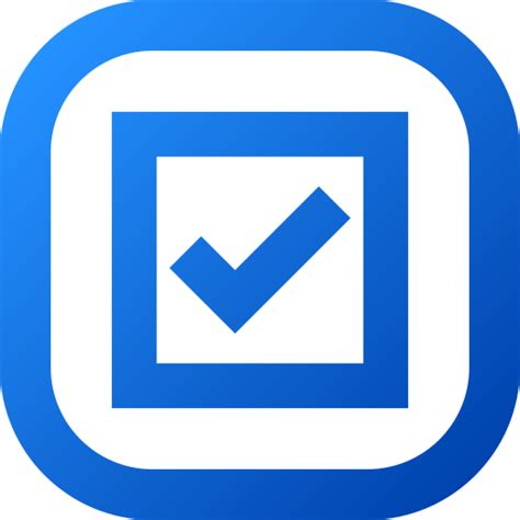Check Box Generic Gradient Fill Icon