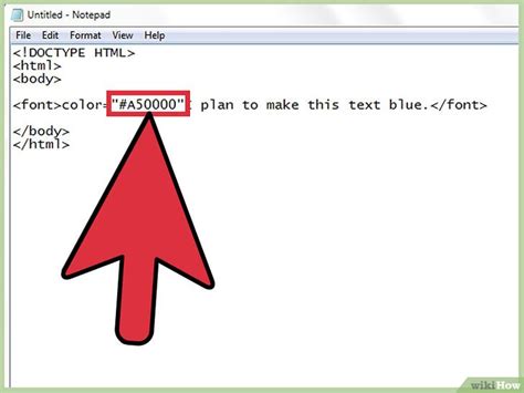 Como Usar As Tags De Cor De Fonte Em Html 9 Passos