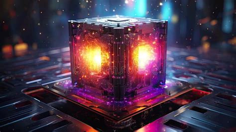 Quantum Computer Qubit Network Ultra Modern Computer Technologies