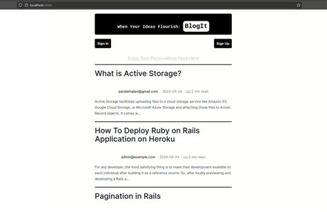 Malavi Pande On Linkedin Blogapp Webdevelopment Tailwindcss Developerjourney Rails Ruby