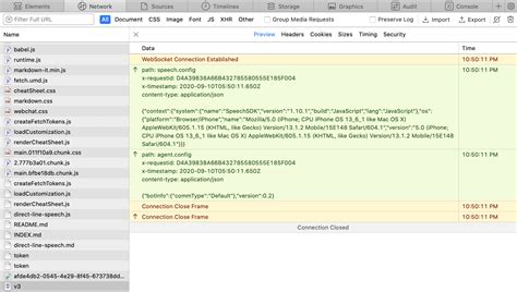 Websocket Connection Immediately Closed On Macos Issue Microsoft Cognitive Services