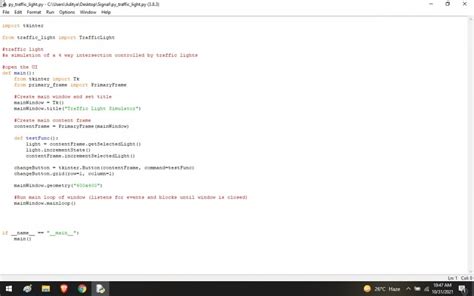 Python Program To Basic Signal Using Python Tkinter Kashipara