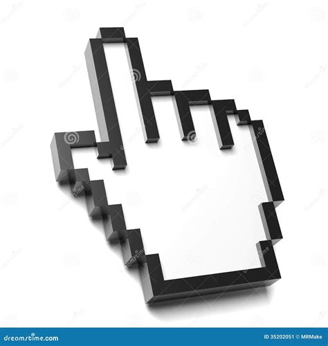 Hand Mouse Pointer Stock Illustration Illustration Of Finger