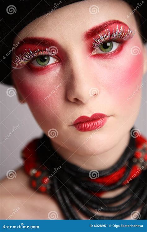 Fancy Makeup Stock Image - Image: 6028951