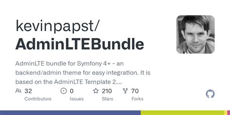 Github Kevinpapstadminltebundle Adminlte Bundle For Symfony 4 An Backendadmin Theme For