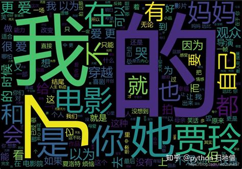 使用python爬取豆瓣影评生成词云 知乎