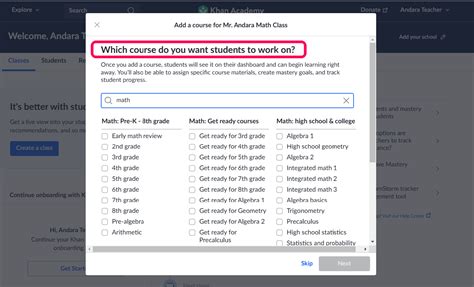 How Do I Add Or Edit A Course On My Khan Academy Class Khan Academy Help Center