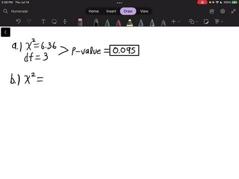Solved State The X2 Statistic Degrees Of Freedorn And The P Value