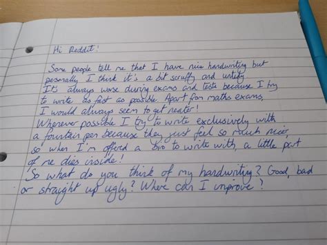 Introducing You To My Ugly Handwriting Handwriting