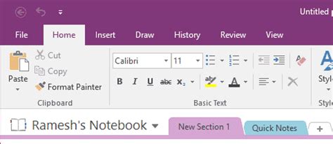 How To Reset OneNote 2016 Toolbar And Ribbon Settings To Defaults Winhelponline