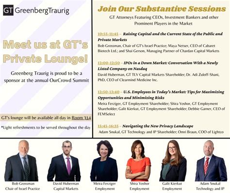 Excited To Participate In The Ourcrowd Summit Next Week Shira Yoshor