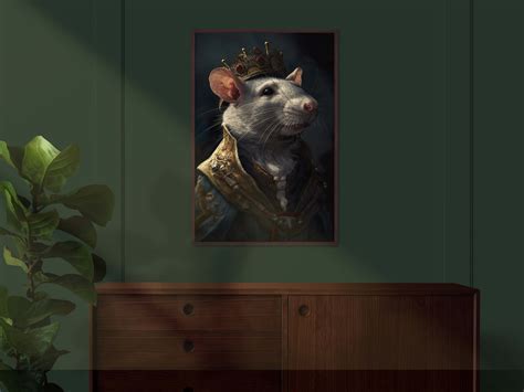 Victorian Rat King Digital Download Dark Academia Cottagecore Goblincore Moody Print Fine Art