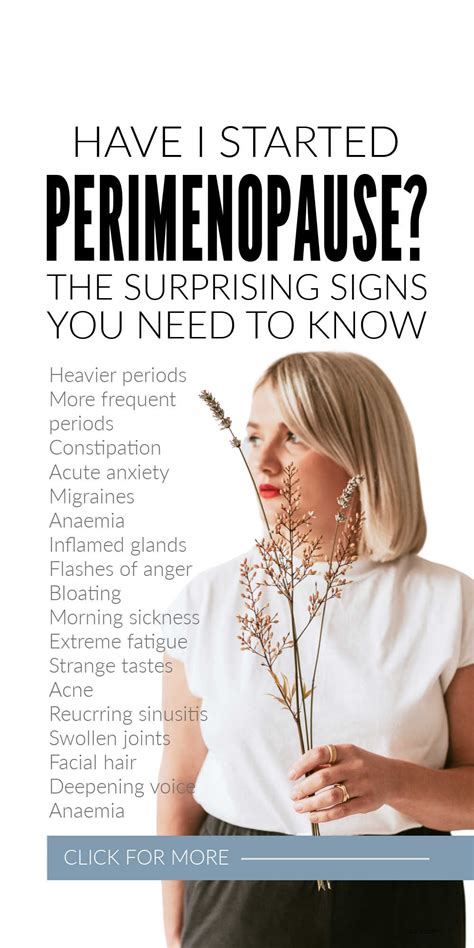 Perimenopause Symptoms And Signs