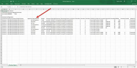 flir uvms device inventory report