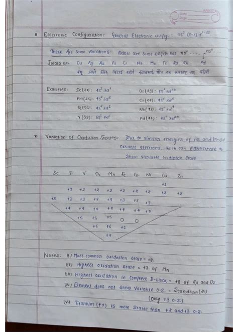 SOLUTION Class 12 D And F Block Complete Notes 1 Studypool