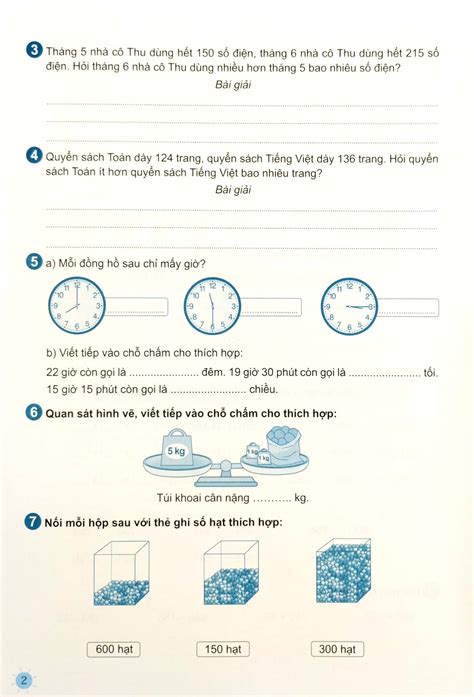 Sách Phiếu Thực Hành Cuối Tuần Toán 3 Cánh Diều Fahasacom