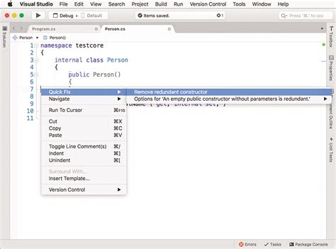 Visual Studio Code Editing And Debugging In Visual Studio For Mac