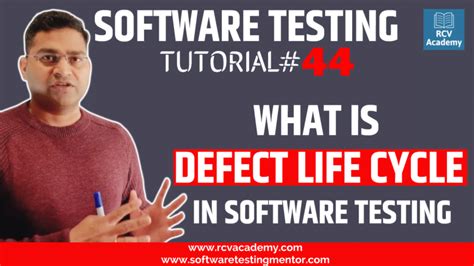 software testing tutorial 44 defect life cycle in software testing