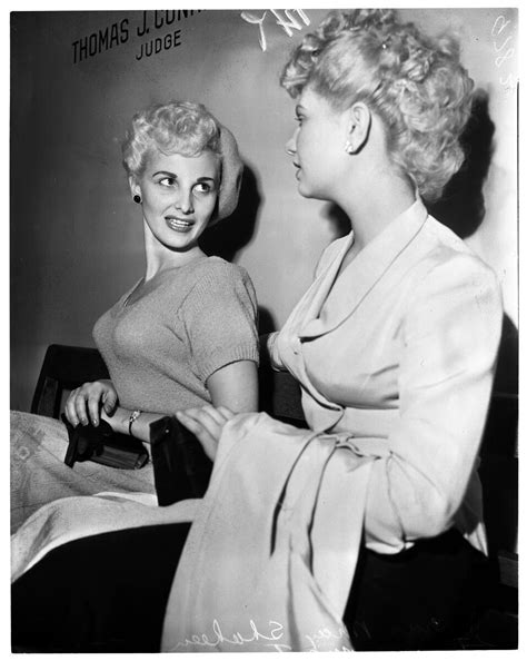 1950s Era American Classic Mens Magazine Models Donna Mae Brown Left