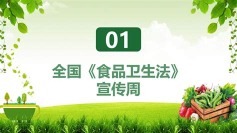 普及食品安全知识PPT模板 优品PPT