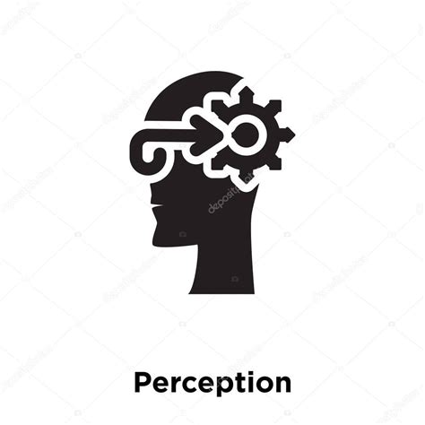 Icono De Percepción Vector Aislado Sobre Fondo Blanco Concepto De Logotipo De Signo De