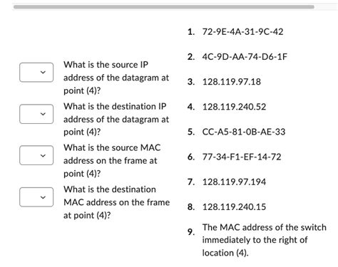 Solved Network And Link Layer Addressing An Chegg Com