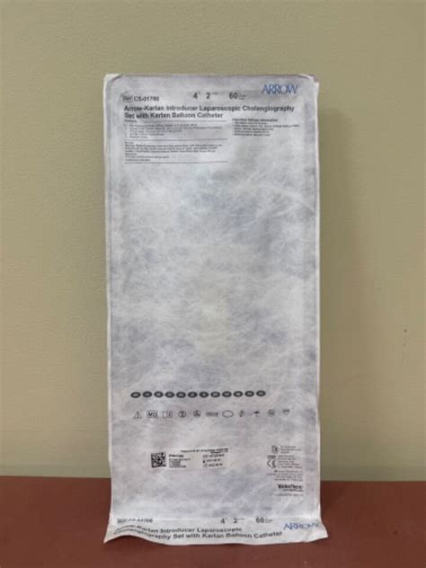 New Arrow Cs 01700 Arrow Karlan Introducer Laparoscopic Cholangiography