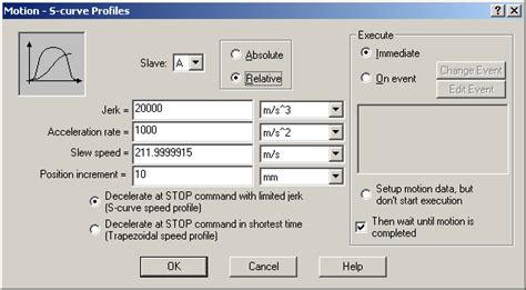 Motion S Curve Profiles
