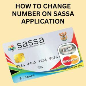 How To Change Number On SASSA Application