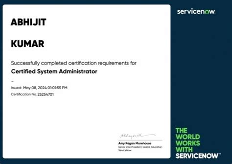 Abhijit Kumar On Linkedin Servicenow Csacertified Cadcertified Grateful