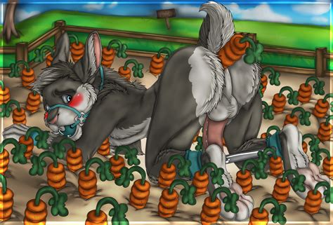 Rule 34 Anal Anal Sex Anthro Balls Blush Bondage Bound Carrot Carrots Farm Fence Fur Furry
