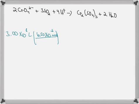 Toxic Cr Vi Can Be Precipitated From An Aqueous Solution By Bubbling So2 Through The Solution