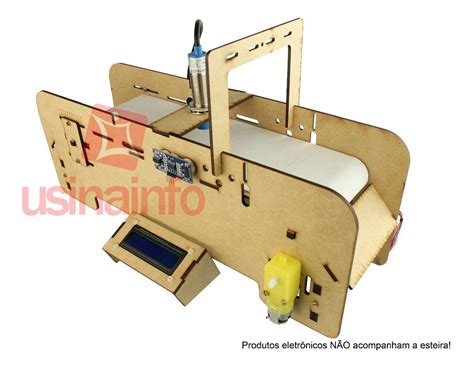 Esteira Arduino Em Mdf Para Projetos R 15669 Em Mercado Livre