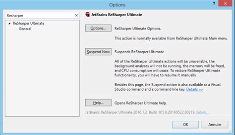 visual studio Visual Studio에서 ReSharper를 비활성화하고 다시 활성화하려면 어떻게해야합니까