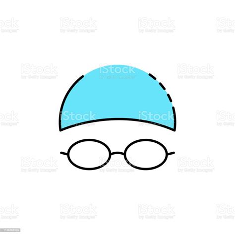 수영 스포츠 안경 수영 아이콘 색상 스포츠 아이콘의 요소입니다 프리미엄 품질의 그래픽 디자인 아이콘입니다 웹 사이트 웹 디자인 모바일 앱에 대 한 징후 및 기호 컬렉션