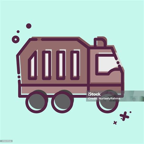 아이콘 폐기물 관리 재활용 기호와 관련이 있습니다 Mbe 스타일 심플한 디자인 일러스트레이션 개발에 대한 스톡 벡터 아트 및