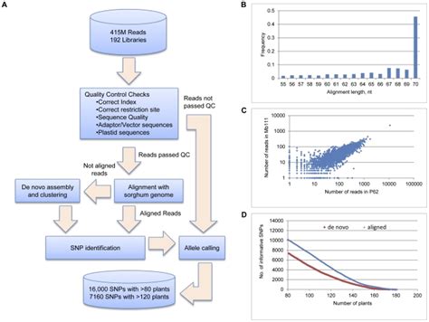 A Processing Workflow Of The Ngs Data Analysis B Distribution Of