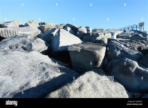 Sea Defence Against Erosion And Flooding Along The Coast At Bulverhyhe