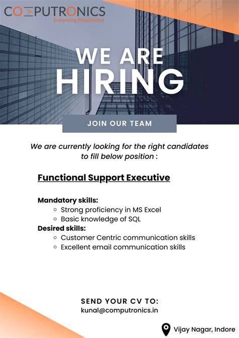 Kunal Shrivastava On Linkedin Immediatejoiners Indorejobs Excel