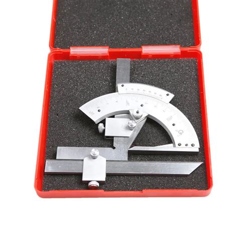 Universal Bevel Protractor 320 Degree Angular Dial Stainless Steel