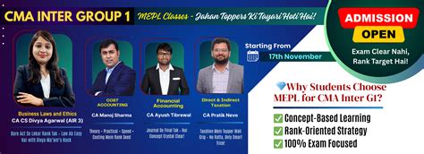 Best Ca Cs Cma And Professional Classes In India Led By Mohit Agarwal