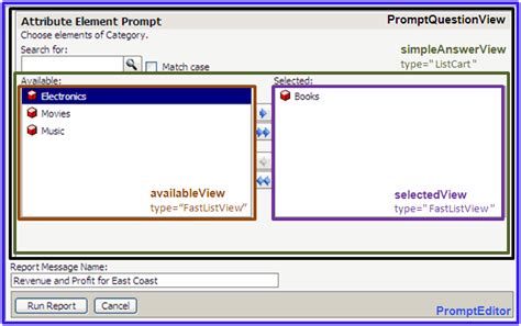 Attribute Element Prompt Shopping Cart Style